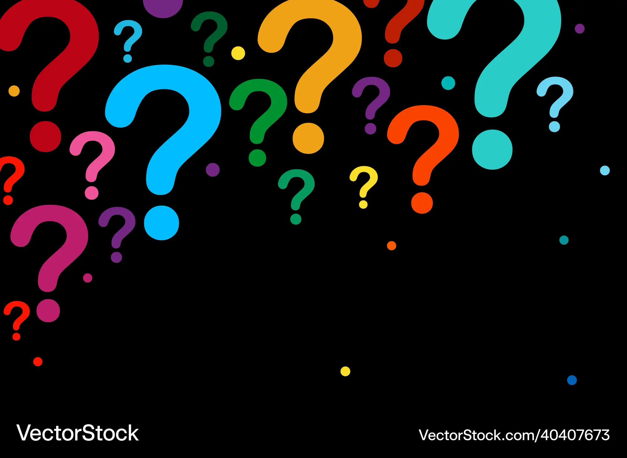 Question Mark Image Black Background Black Question Mark Ornament"