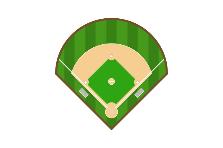 Baseball Feld Top View Vector Images (98)