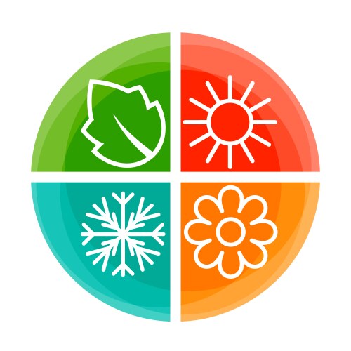 Seasons Royalty Free Vector Image - VectorStock