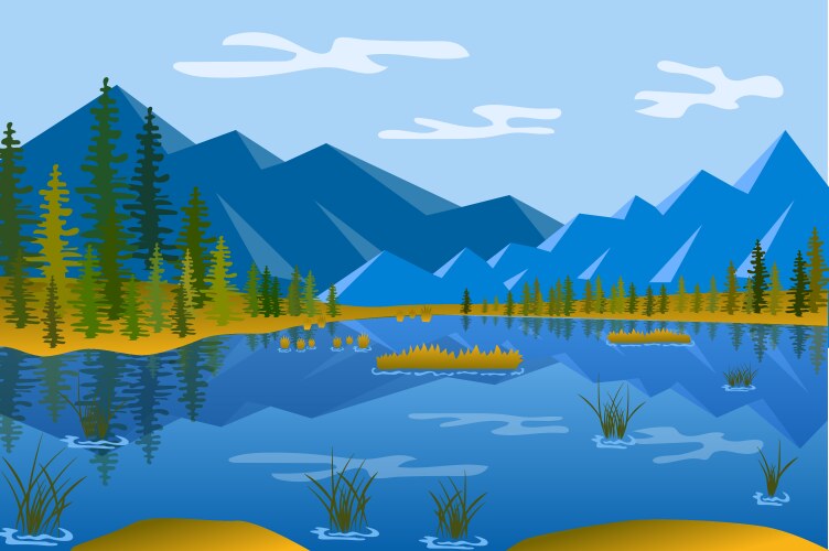 Cartoon Lake Background Vector Images (over 18,000)
