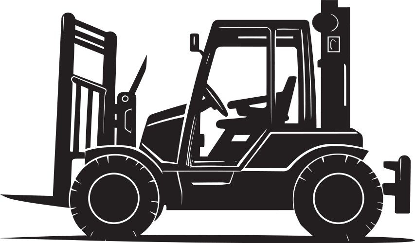 Liftmaster dynamic forklift logo palletpro Vector Image