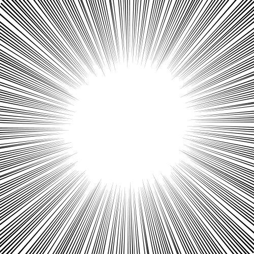 Speed lines effect manga and comics book Vector Image