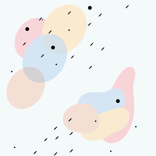 Organic shape background Royalty Free Vector Image