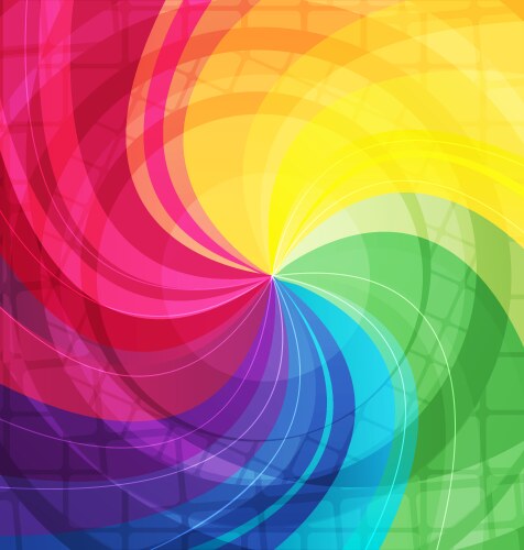 Rainbow swirl background Royalty Free Vector Image