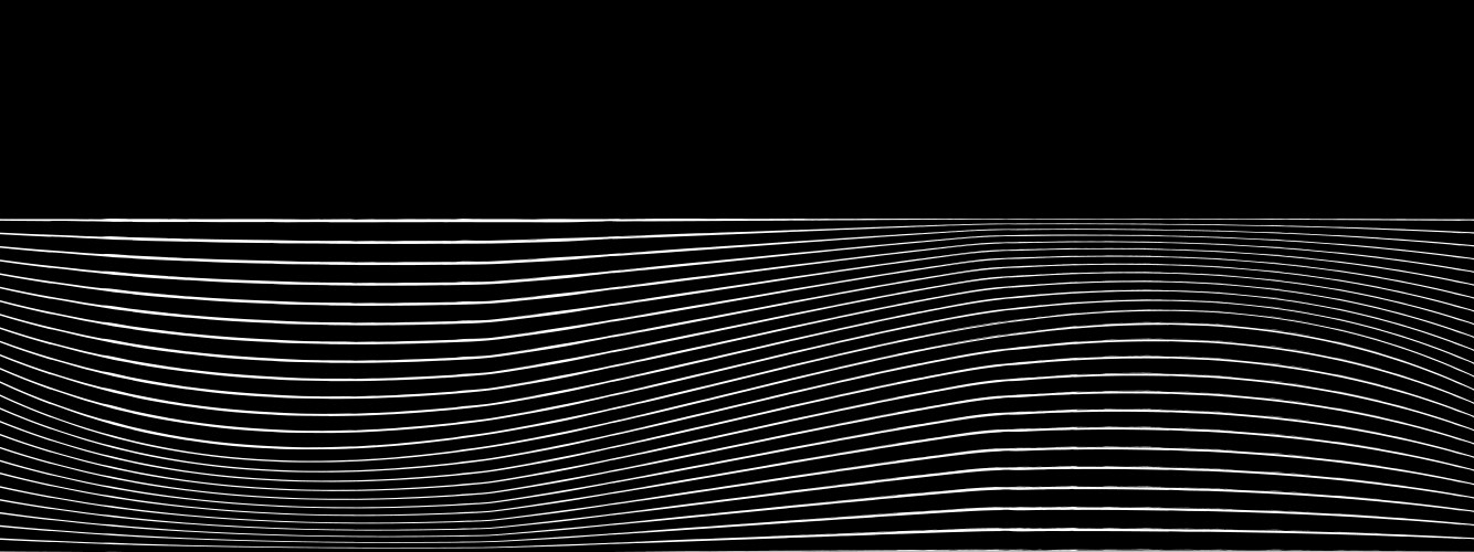 Horizontal wavy lines pattern black parallel Vector Image