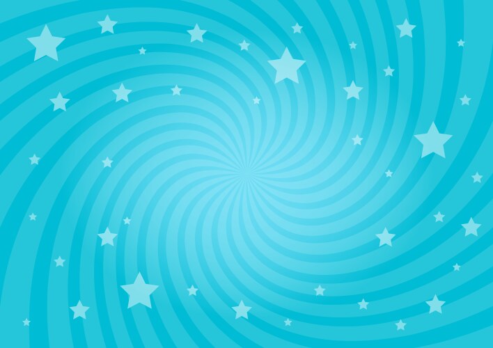 For swirl design swirling radial pattern stars Vector Image