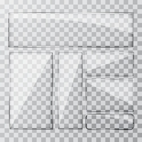 Shadow overlays on transparent background Vector Image