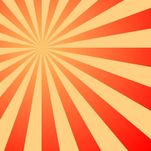 Bright red rays background Royalty Free Vector Image