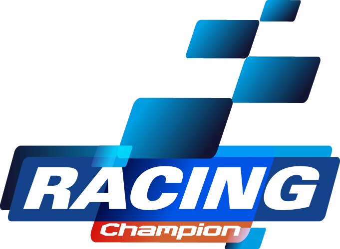 Letter s with racing flag logo Royalty Free Vector Image