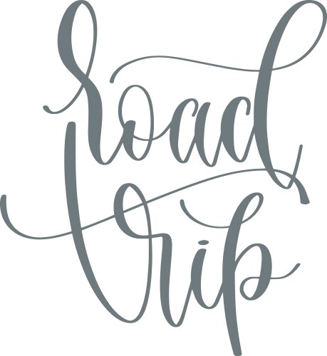 Road trip and journey route winding Royalty Free Vector