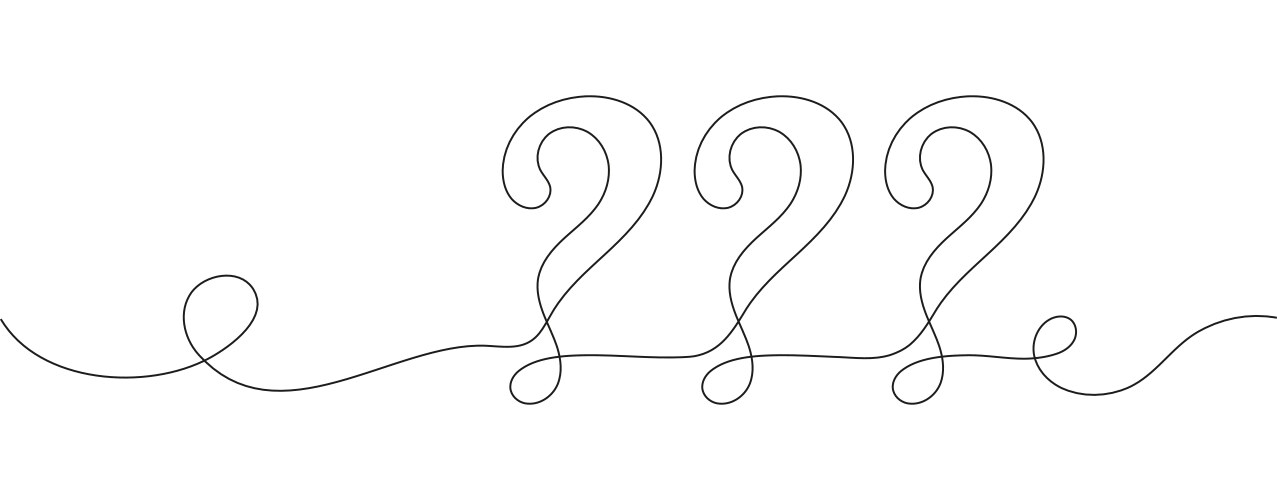 Continuous Line Question Mark Vector Images (over 720)