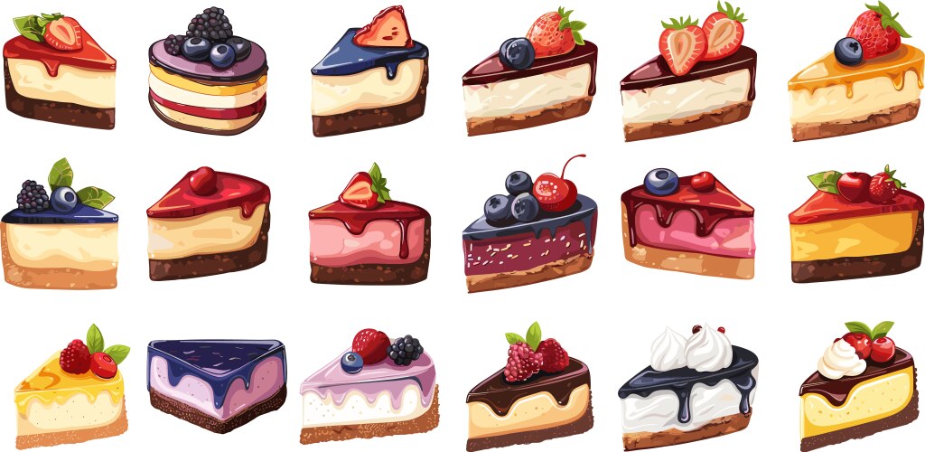 Cheesecake Cartoon Vector Images (over 2,900)