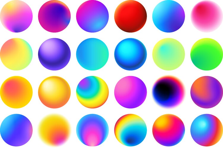 Vibrant gradient holographic texture Royalty Free Vector