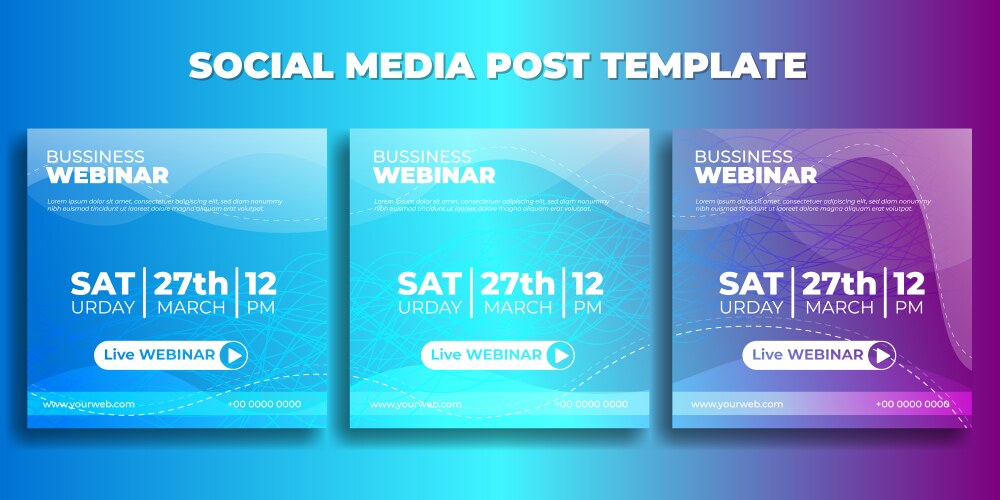 Facebook Post Template Vector Images (over 3,300)
