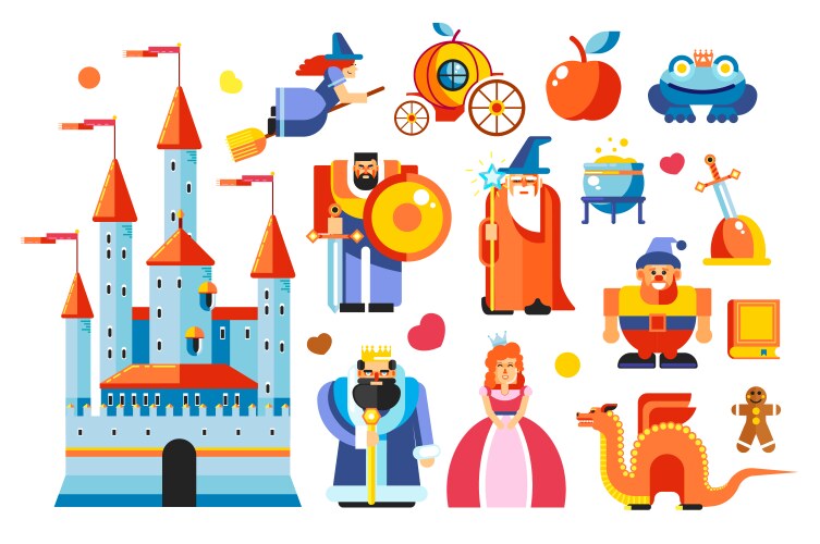 Fairy tale book Royalty Free Vector Image - VectorStock