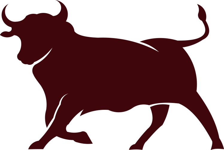 Bull logo Royalty Free Vector Image - VectorStock