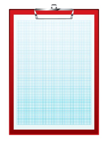 Graph paper a4 sheet Royalty Free Vector Image