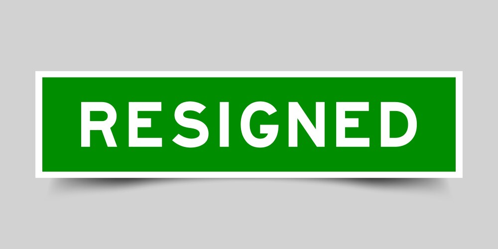 Green color square label sticker with word Vector Image