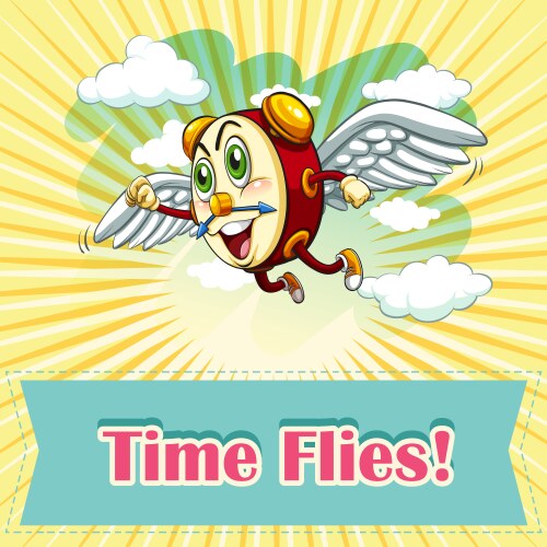 A clock Royalty Free Vector Image - VectorStock