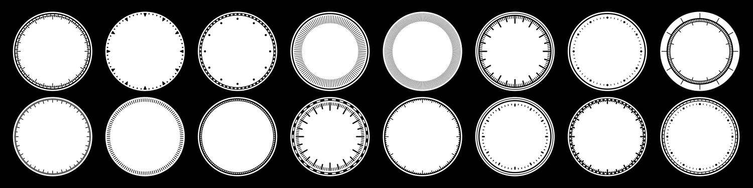 Blank Watch Face Vector Images (over 540)