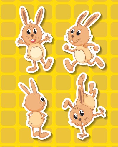 Standing Rabbit Vector Images (over 5,800)