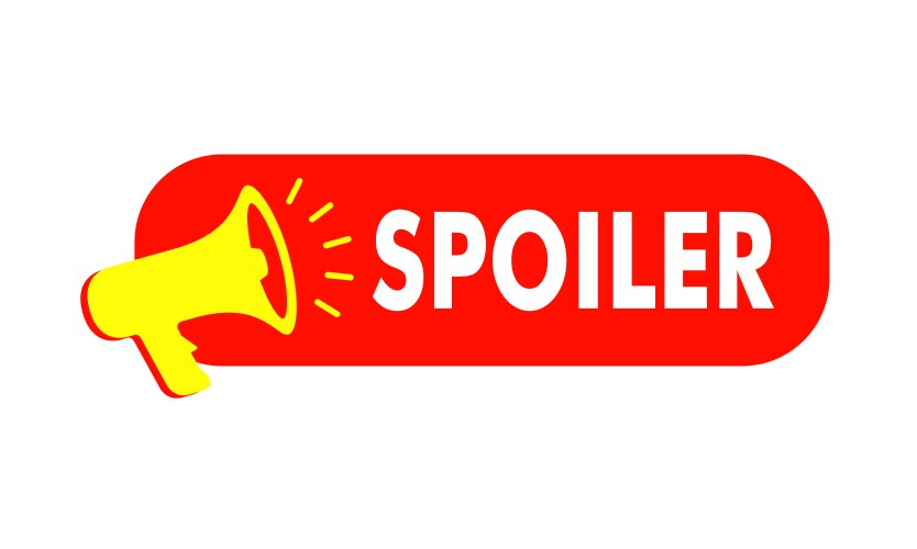 Spoiler alert sign Royalty Free Vector Image - VectorStock