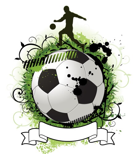 Soccer design banners Royalty Free Vector Image
