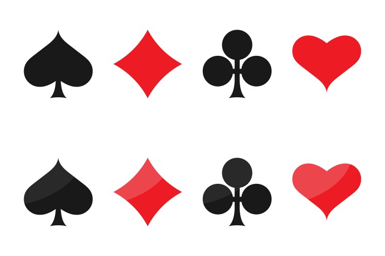 Playing Cards Black and White Vector Images (over 53,000)