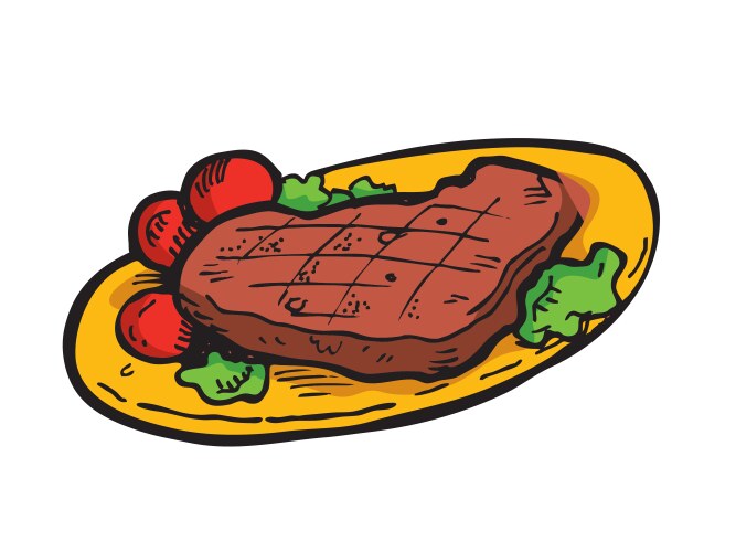 Cartoon Steak Vector Images (over 11,000)