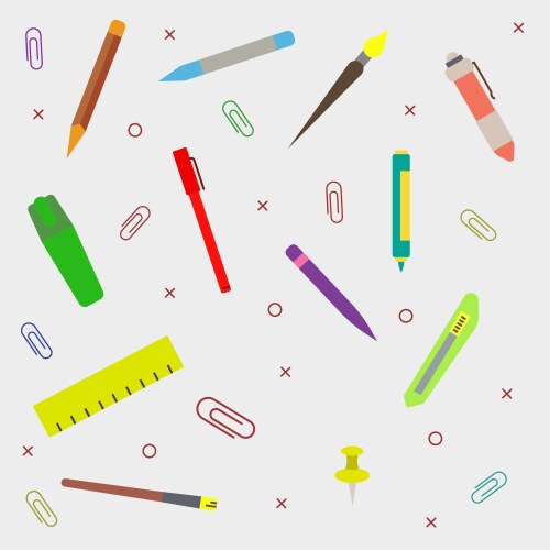 School education colored background Royalty Free Vector