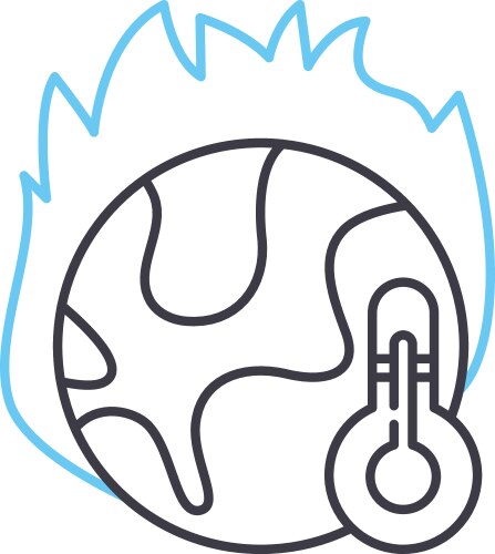 Greenhouse effect diagram Royalty Free Vector Image