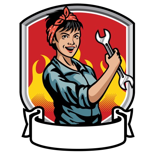 Racer woman design Royalty Free Vector Image - VectorStock