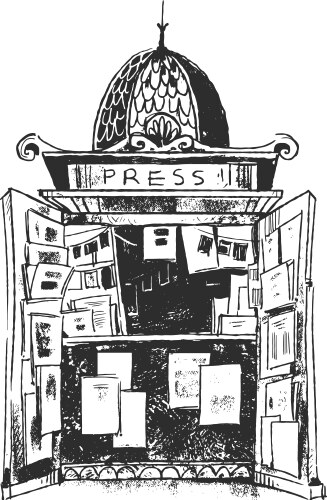 Newsstand Vector Images (over 290)