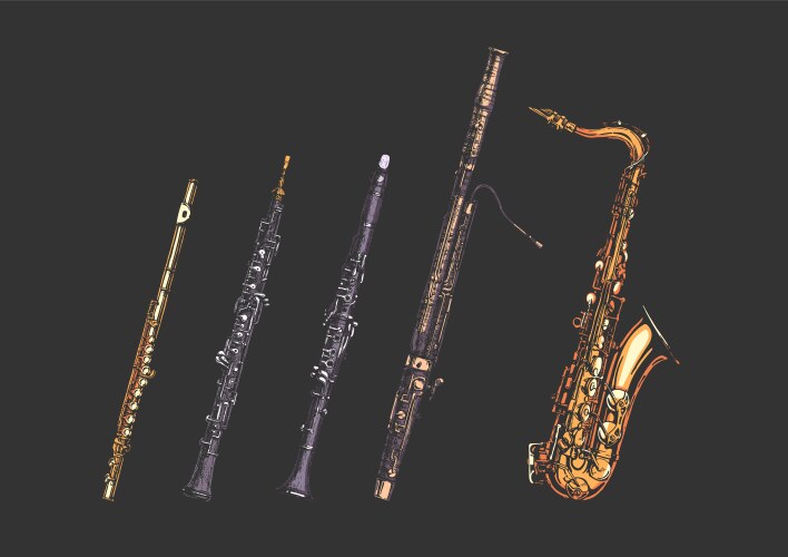 Woodwind Instrument Vector Images (over 2,100)
