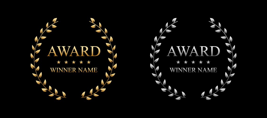 Creative of the best award Royalty Free Vector Image