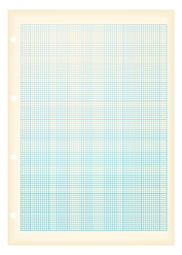 Graph paper a4 sheet Royalty Free Vector Image