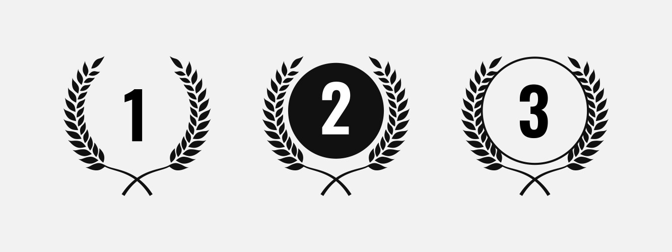 Winner 1 2 3 Vector Images (over 540)
