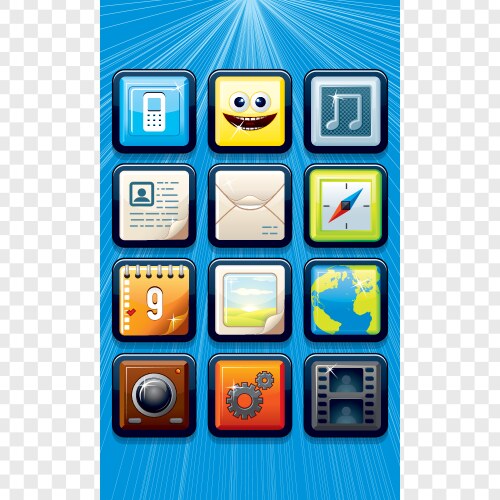 Phone Apps Icon Vector Images (over 290,000)