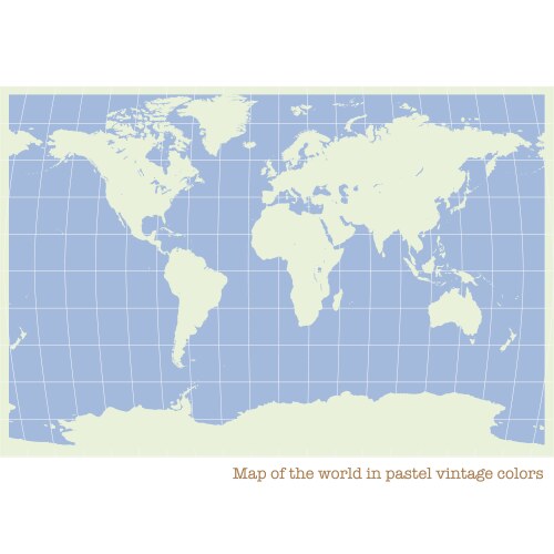 World map grid Royalty Free Vector Image - VectorStock