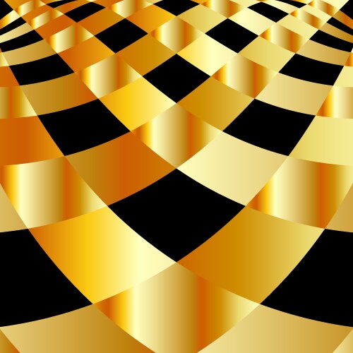 Golden grid background Royalty Free Vector Image
