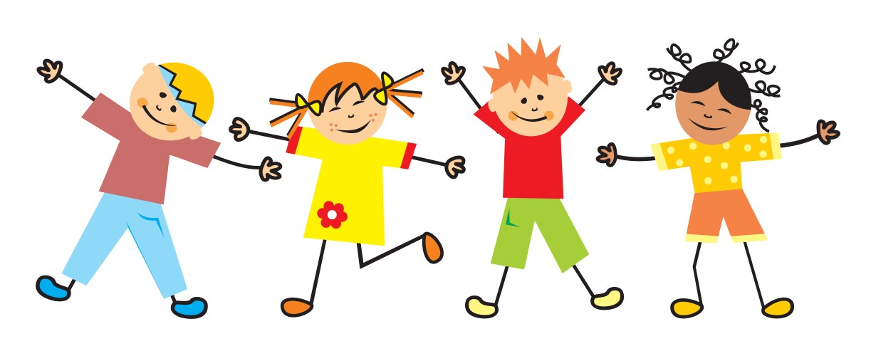 Kids circle banner Royalty Free Vector Image - VectorStock