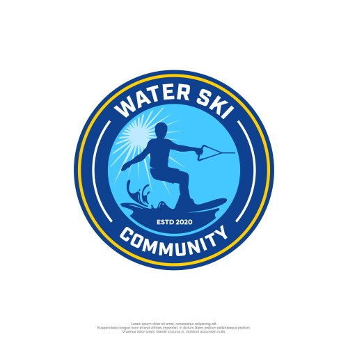 Logo for pure water Royalty Free Vector Image - VectorStock