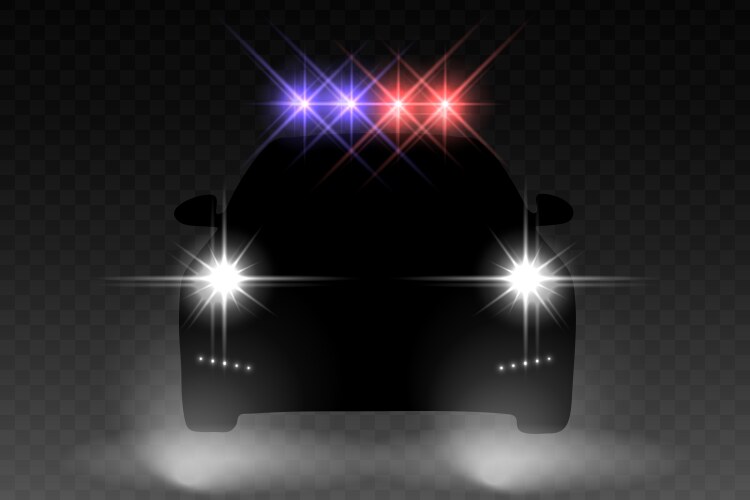 Bright spotlights beams flash and light effect Vector Image