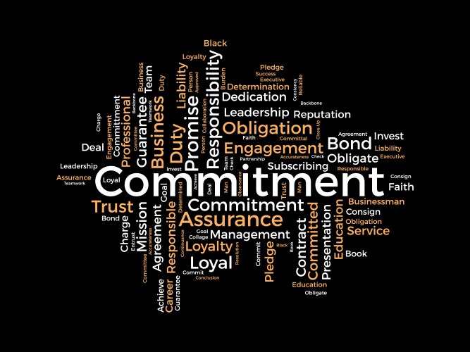 Credibility word cloud template business concept Vector Image