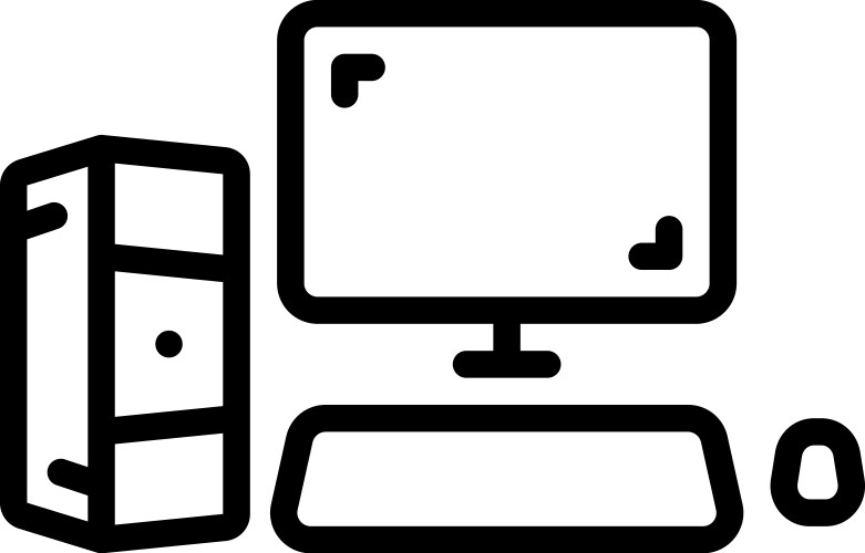 Computer Royalty Free Vector Image - VectorStock