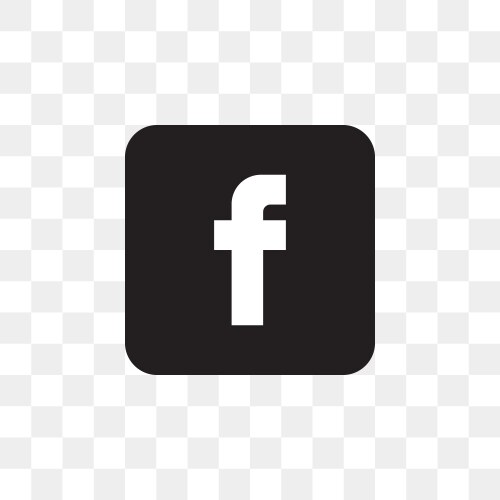 Facebook logo icon Royalty Free Vector Image - VectorStock