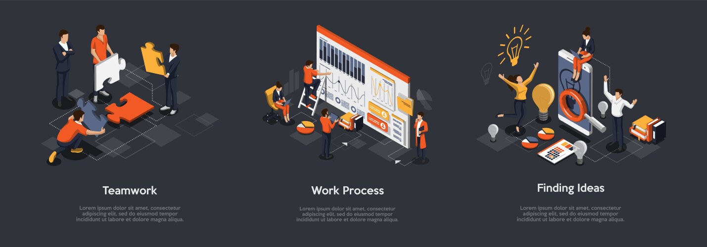 Software development coding process programmer Vector Image
