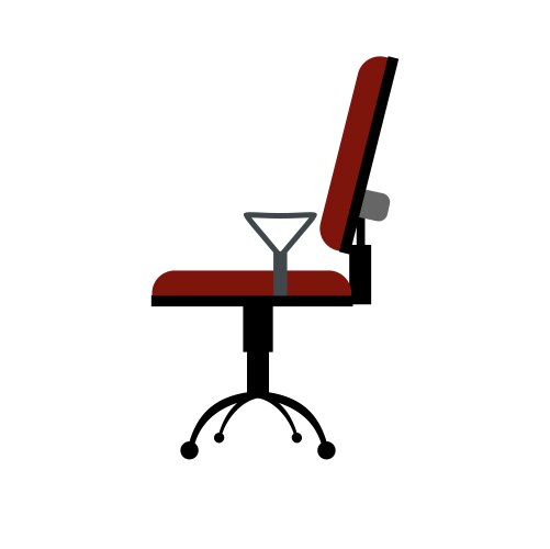 Ergonomic office chair for all-day comfort Vector Image