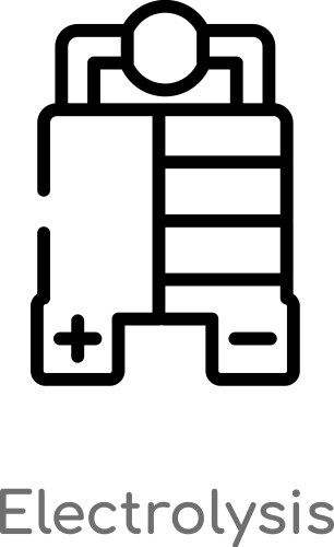 Electrolysis Royalty Free Vector Image - VectorStock