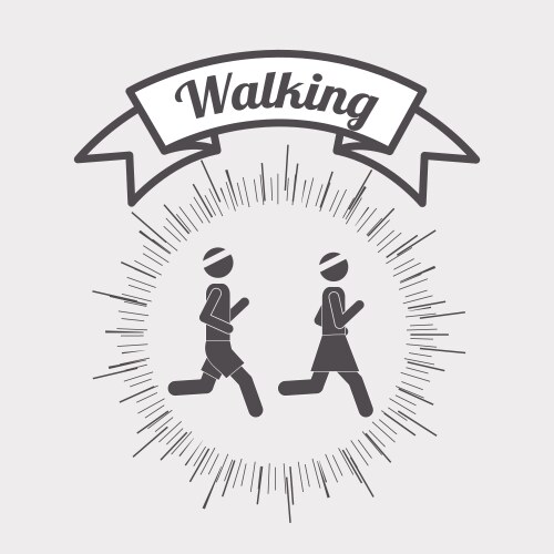 People walking design Royalty Free Vector Image